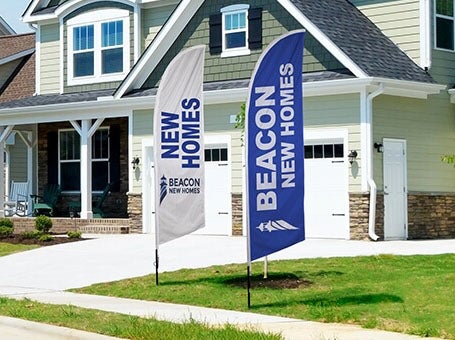 Real Estate Feather Flags | Custom Real Estate Signs | 40% OFF