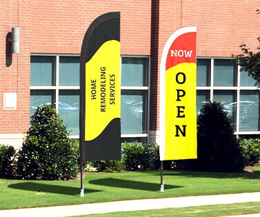 Straight Flags | Custom Feather Flags for Cheap | 50% OFF TODAY!